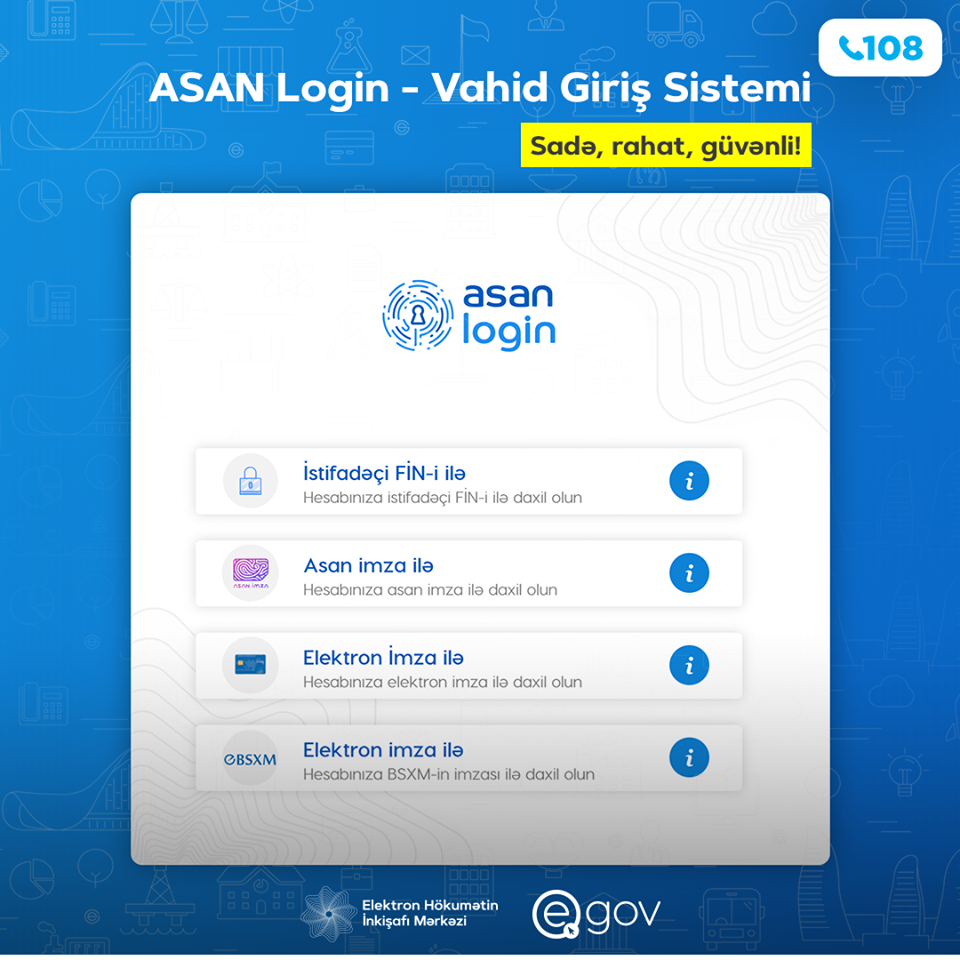 “ASAN Login”də qeydiyyat şərtləri dəyişir